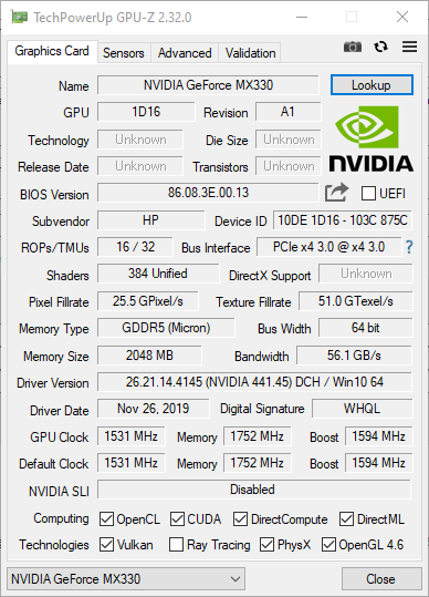 So sánh MX330 vs GTX 1650: Nên chọn laptop GPU nào cho học tập vào làm ...