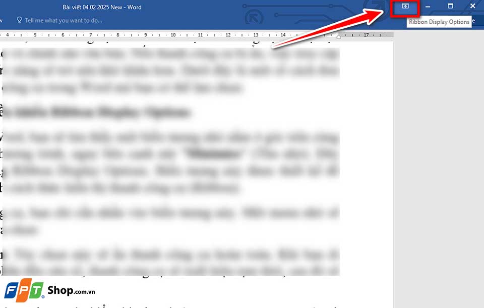 4 cách hiện thanh công cụ trong Word để tối ưu hóa quy trình làm việc