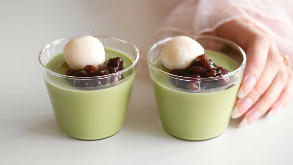 Cách làm matcha pudding béo mịn, thơm mát và chuẩn vị Nhật Bản
