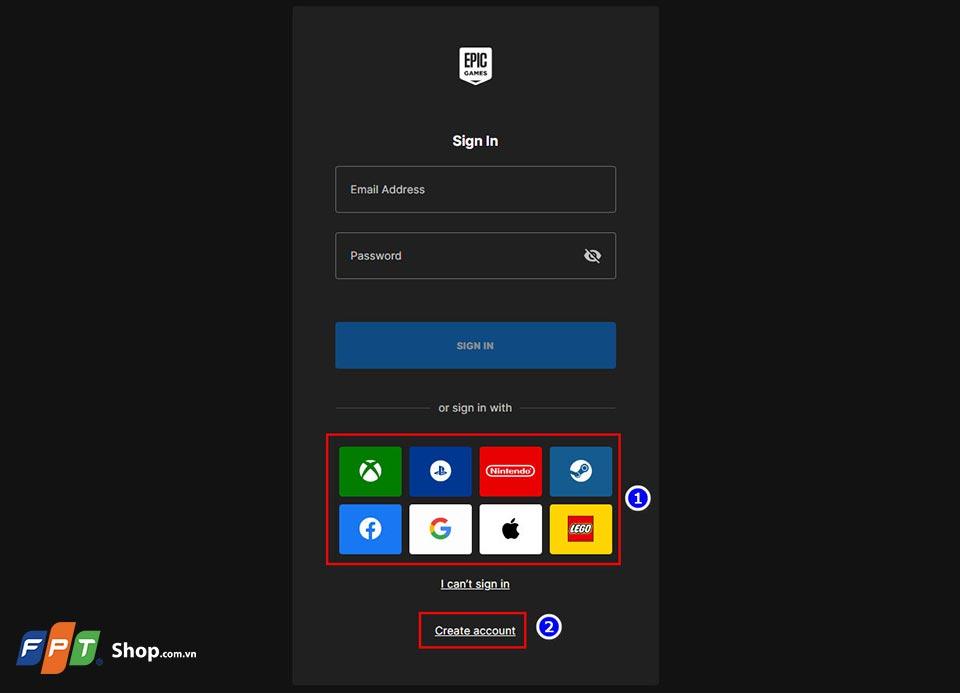 Hướng dẫn cách tạo tài khoản Epic Game Free (miễn phí)