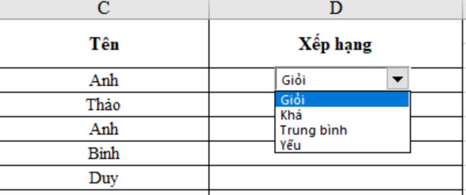 Cách tạo Combo Box trong Excel giúp nhập liệu nhanh và chính xác