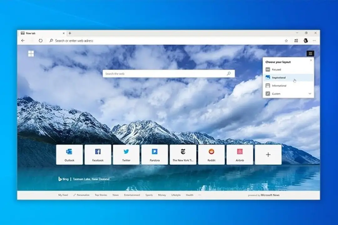 Cách đổi Hình Nền Trong Trình Duyệt Microsoft Edge