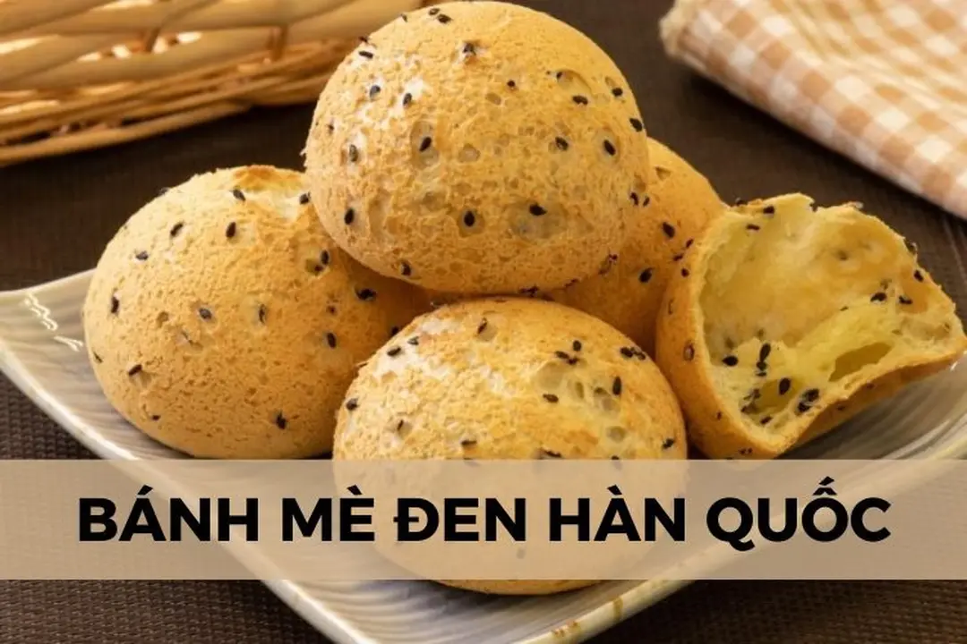 Công thức làm bánh mè đen Hàn Quốc thơm ngon không cần lò nướng