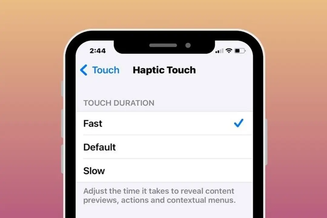 Cách chỉnh Haptic Touch trên iOS 17 để trải nghiệm mượt mà