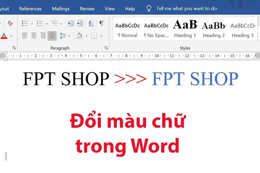 Cách đổi màu chữ trong Word để làm nổi bật thông tin quan trọng