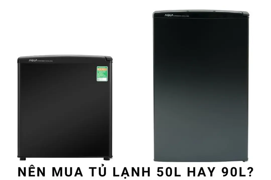 Nên mua tủ lạnh 50L hay 90L? Mua tủ lạnh mini hãng nào tốt nhất?