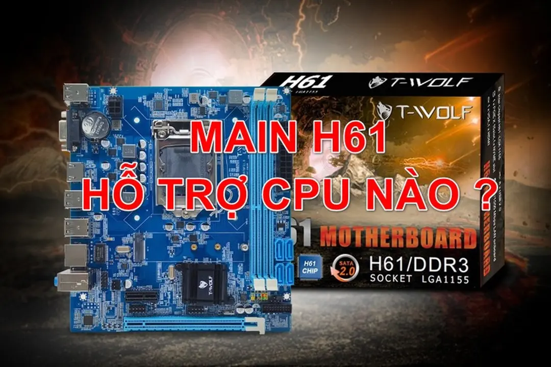 Thông tin chi tiết về Main H61 hỗ trợ CPU nào?