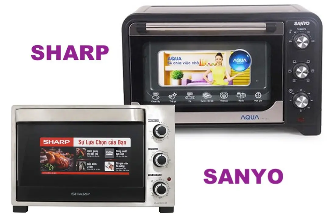 So sánh lò nướng Sharp và Sanyo: Hãng nào chất lượng hơn?