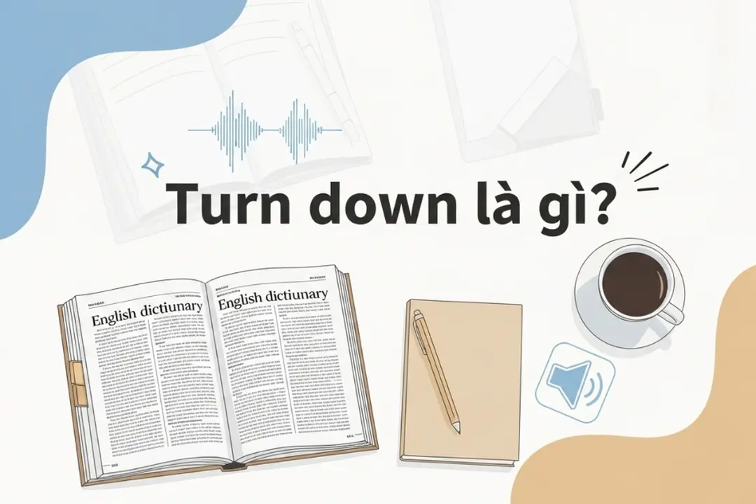 Turn down là gì? Tìm hiểu cách dùng chuẩn trong giao tiếp và các nghĩa ...