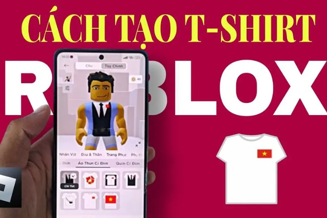 Cách tạo T‑Shirt Roblox từ A đến Z: Hành trình biến ý tưởng thành item ...
