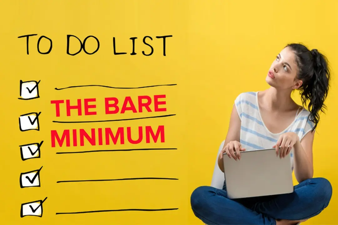 Bare minimum là gì? Khám phá một khái niệm trên mạng xã hội