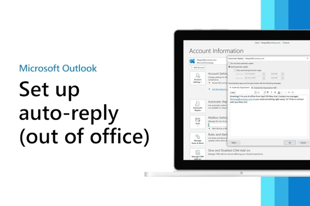 Cách cài Auto Reply trên Outlook nhanh chóng và hiệu quả