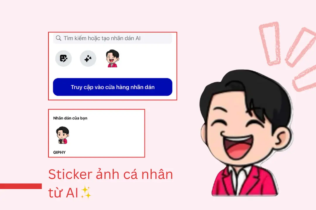 Tự học cách làm sticker ảnh cá nhân bằng các công cụ AI