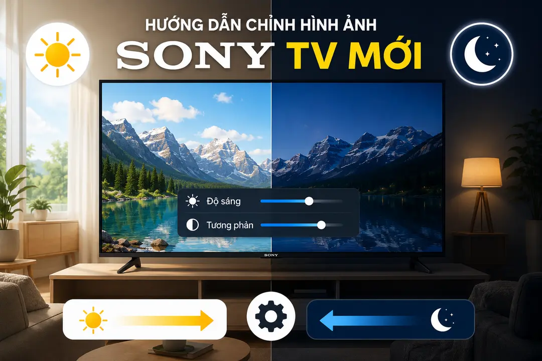Hướng dẫn cách cài đặt tivi Sony mới chi tiết từ A đến Z