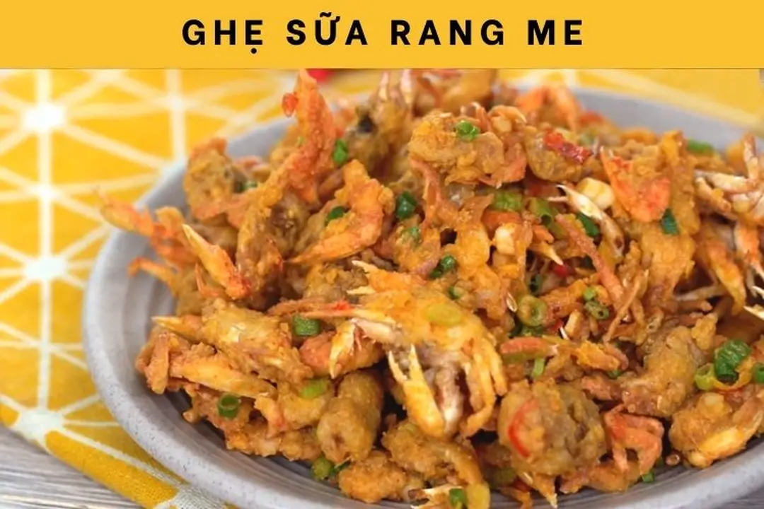 2 cách làm ghẹ sữa rang me và chiên giòn ngon cho gia đình