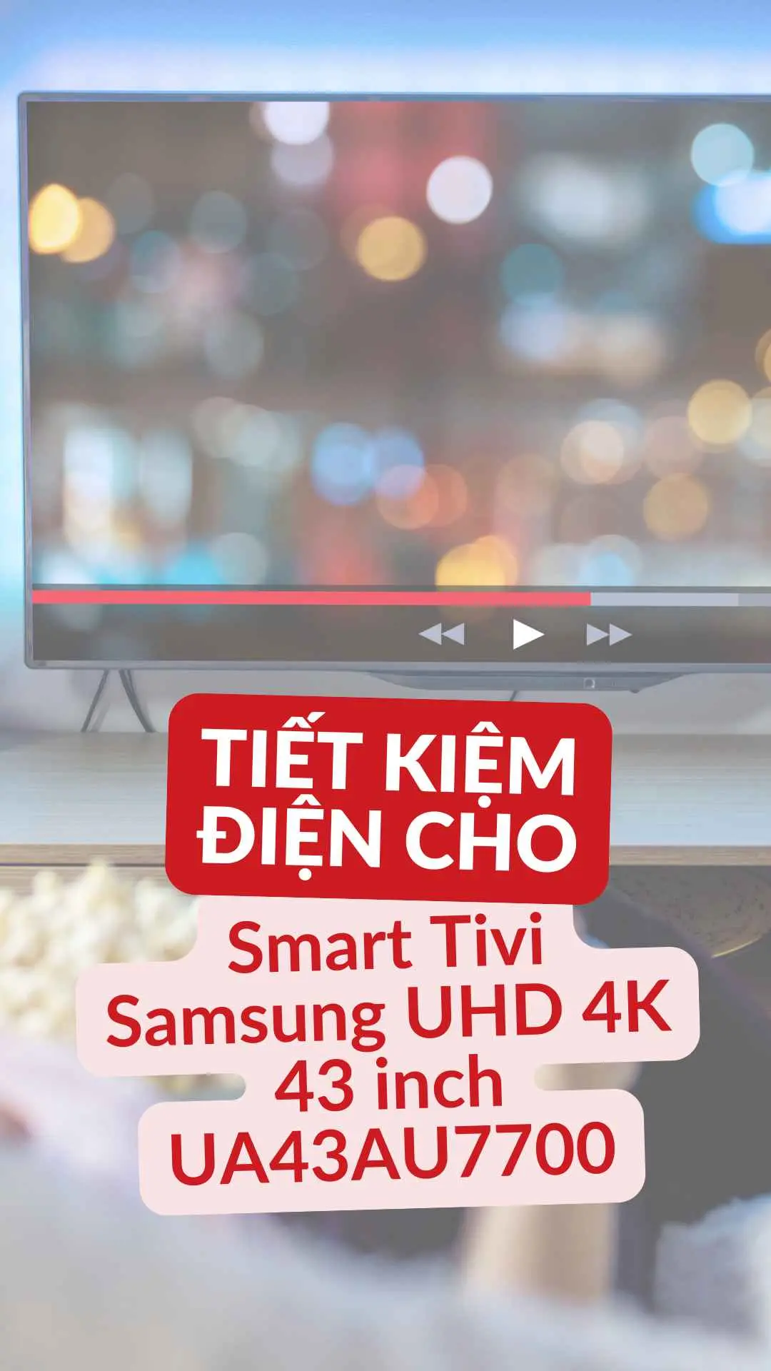 Smart Tivi Samsung UA AU7700 chính hãng, giá rẻ, góp 0%