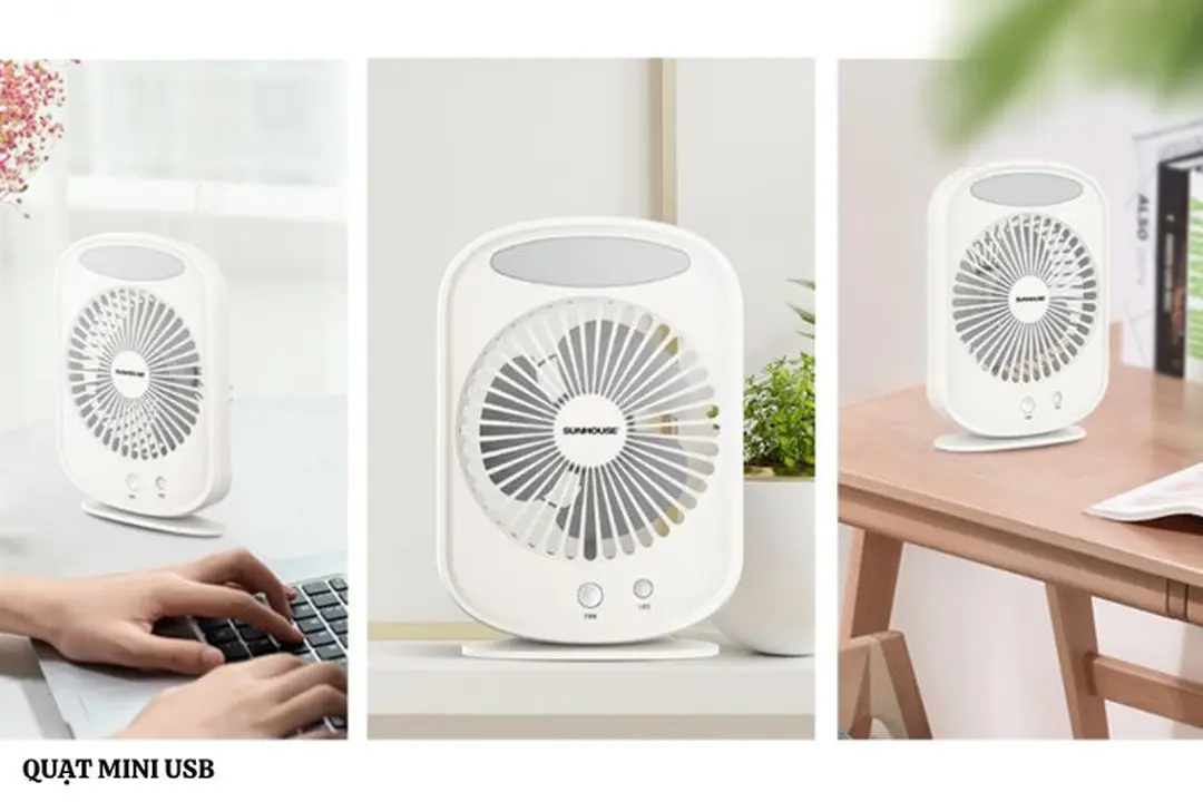 TOP 5 quạt mini USB nhỏ gọn, bền đẹp, chất lượng tốt nhất 2024