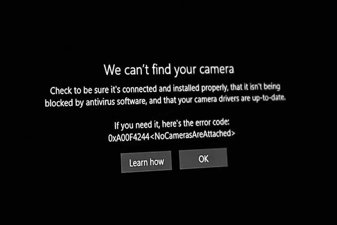 Gặp lỗi camera 0xA00F4244? Nguyên nhân và cách sửa đơn giản