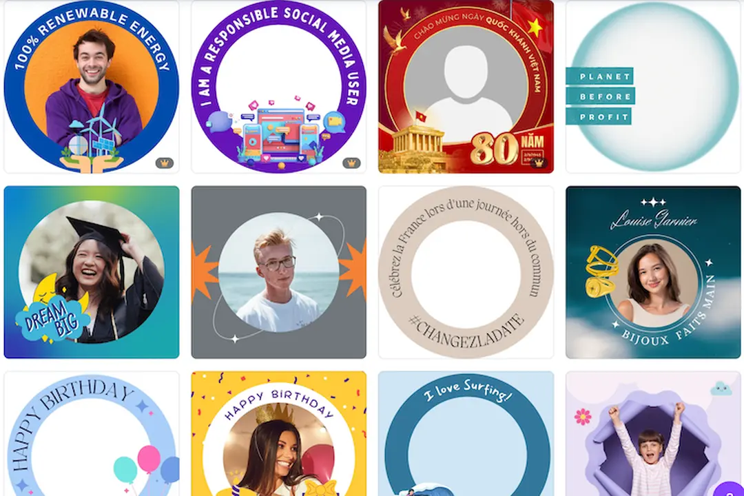 Tổng hợp các công cụ tạo khung avatar online nhanh chóng, đơn giản chỉ ...