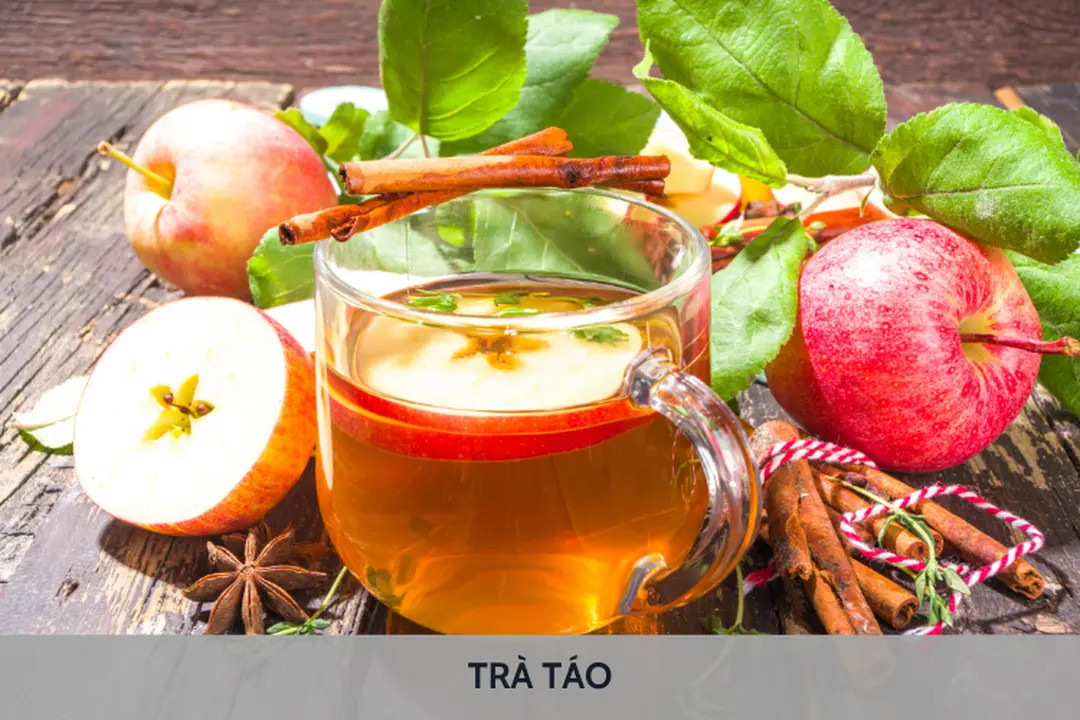 2 công thức pha chế trà táo vừa thơm ngon, vừa tốt cho sức khỏe