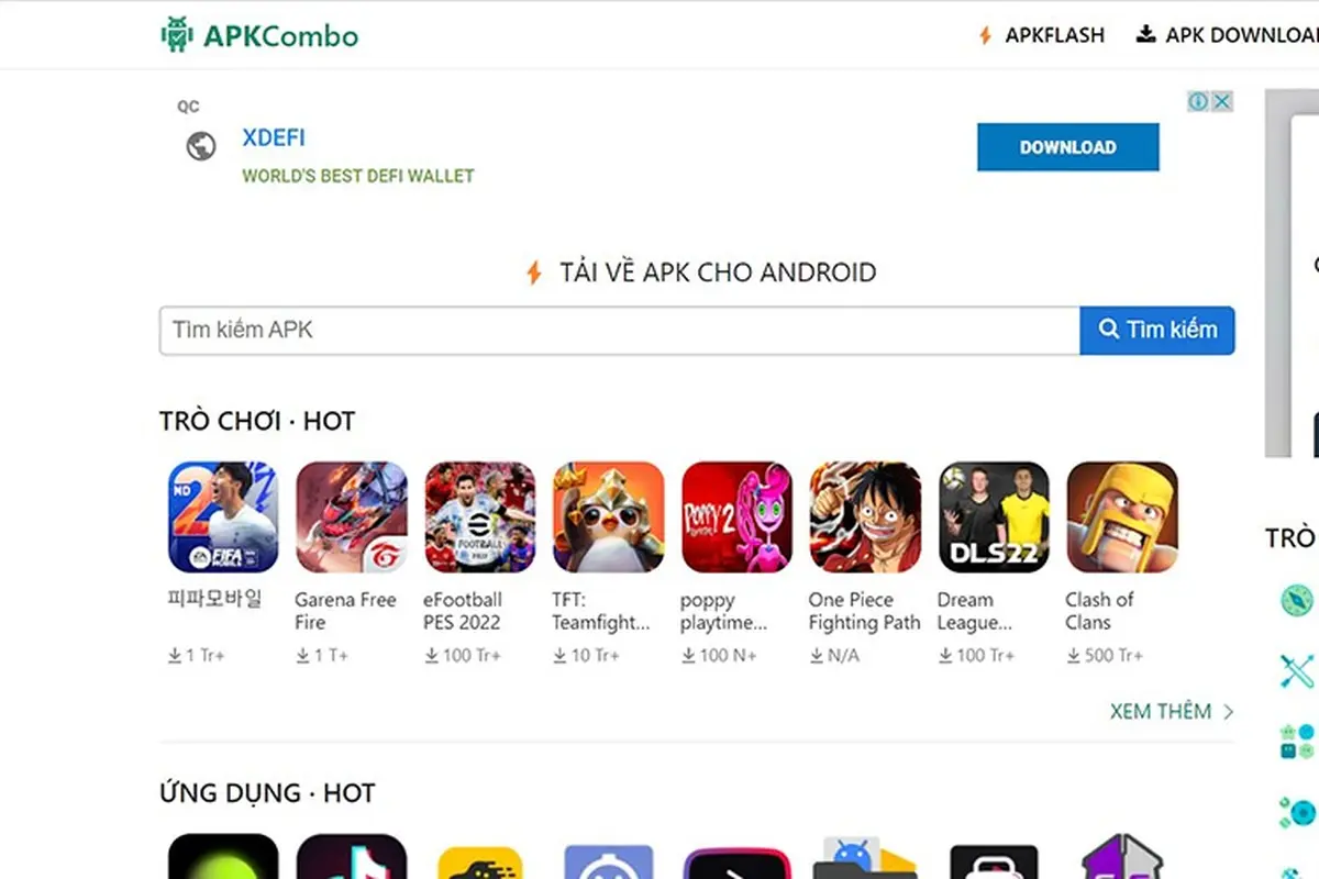 Cách dùng APKCombo: Website tải APK cho Android miễn phí