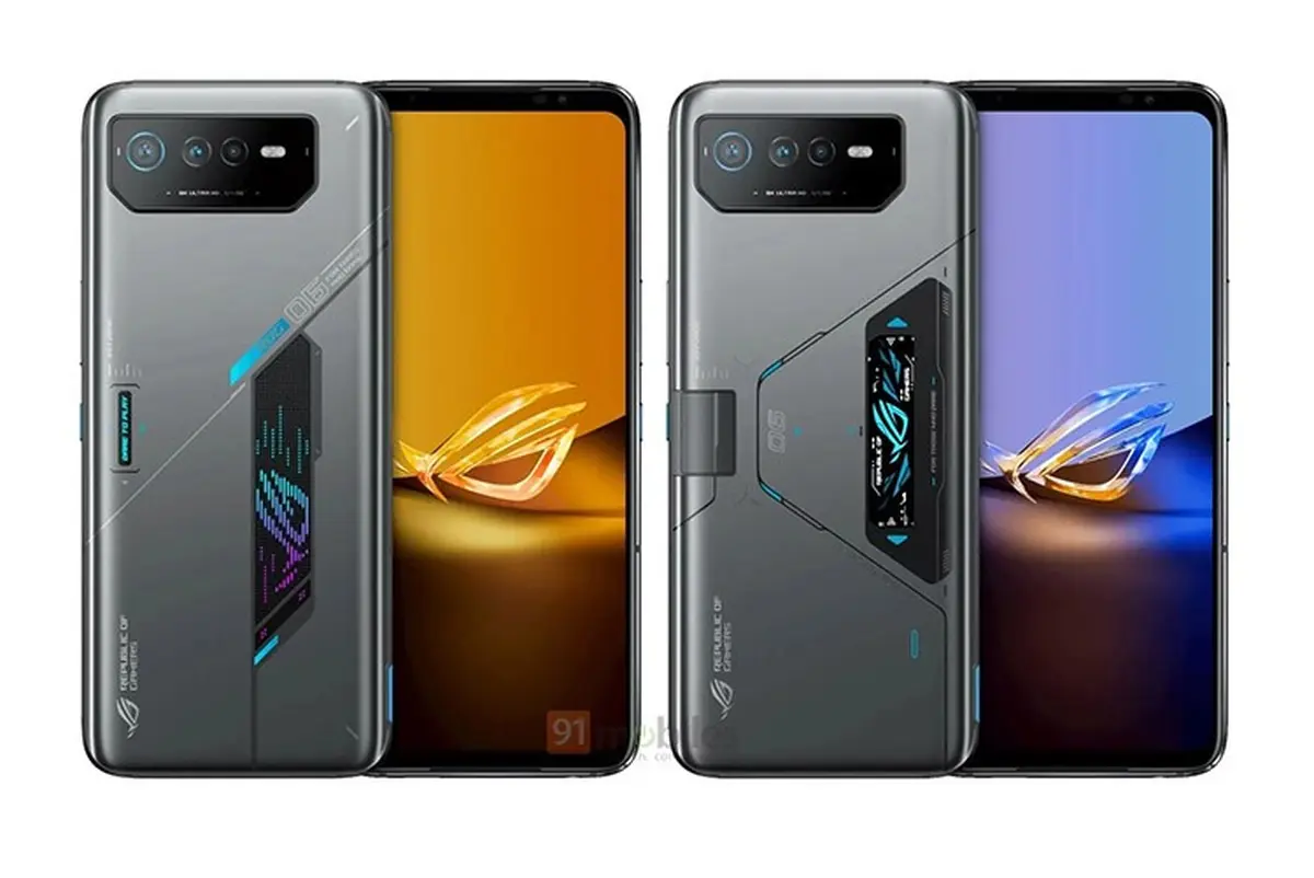 ASUS ROG Phone 6D lộ ảnh render với thiết kế quen thuộc