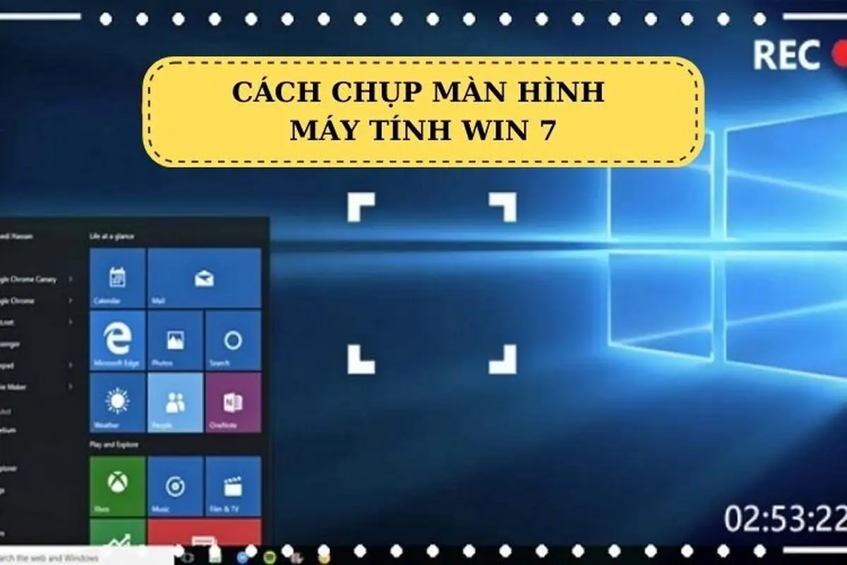 Tổng hợp 11 cách chụp màn hình máy tính win 7 cực kỳ đơn giản