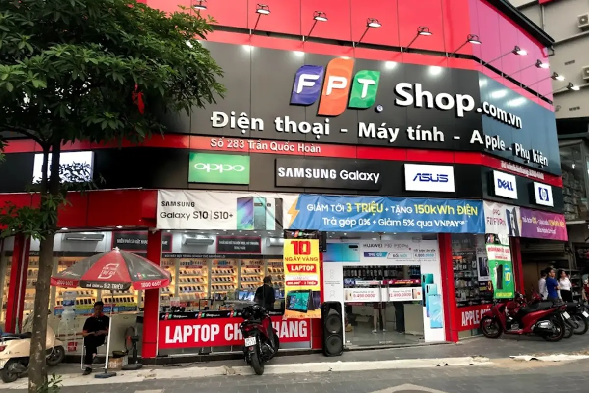 Cửa hàng FPTShop.com.vn tại 283 Trần Quốc Hoàn (Ngã 3 Phạm Văn Đồng), P. Dịch Vọng Hậu, Q. Cầu ...