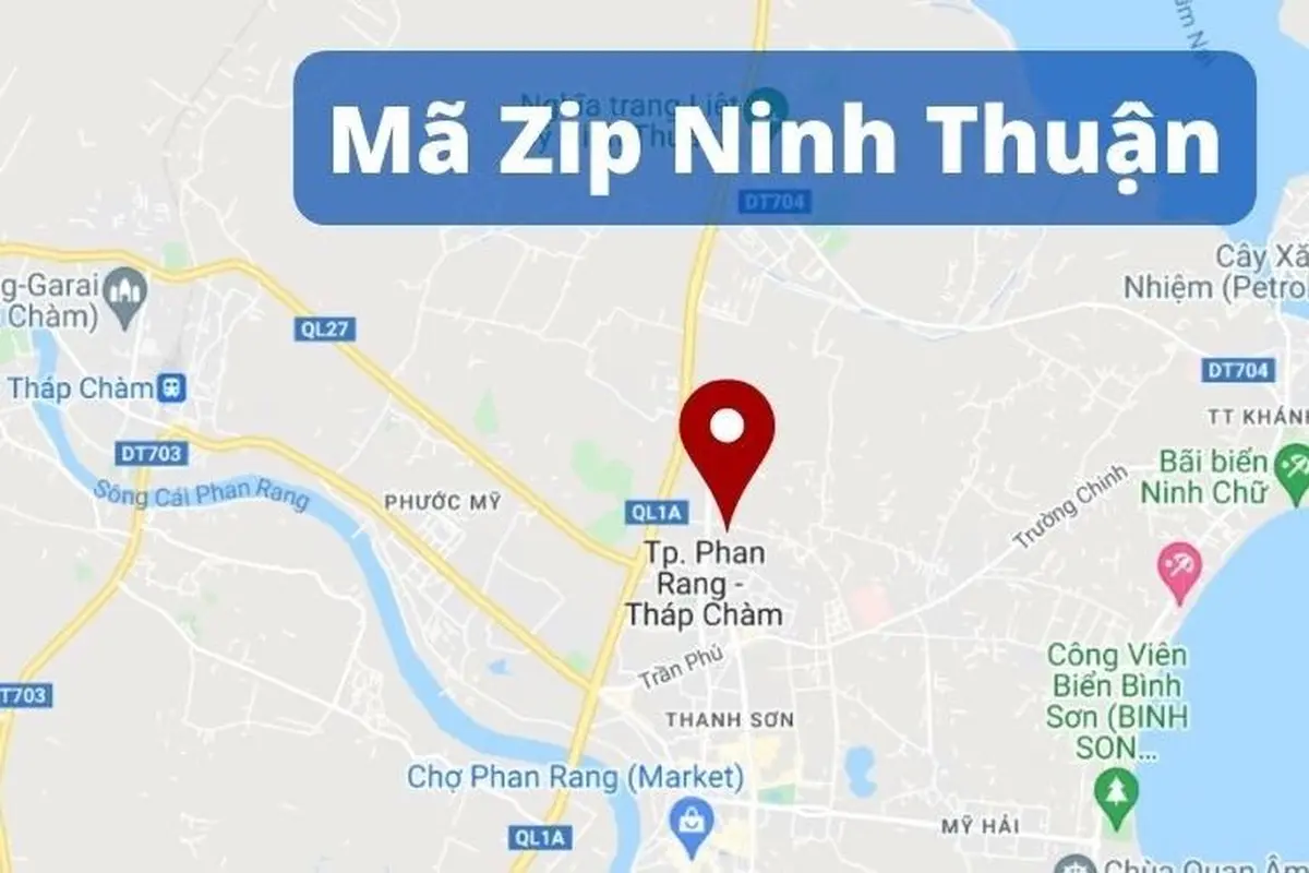 Mã ZIP Ninh Thuận - Danh sách mã bưu điện Ninh Thuận
