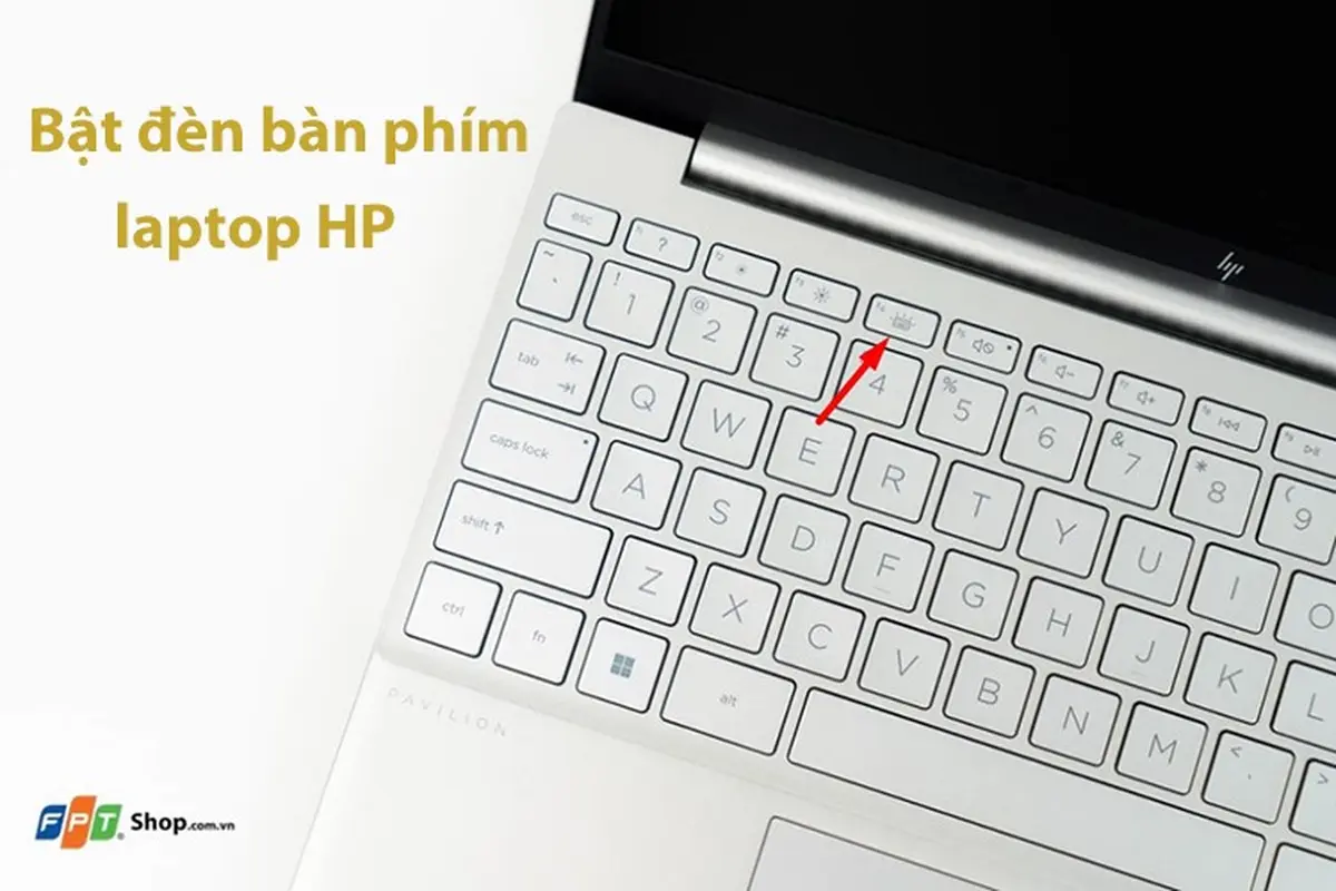3 cách bật đèn bàn phím laptop HP nhanh chóng, tiện lợi