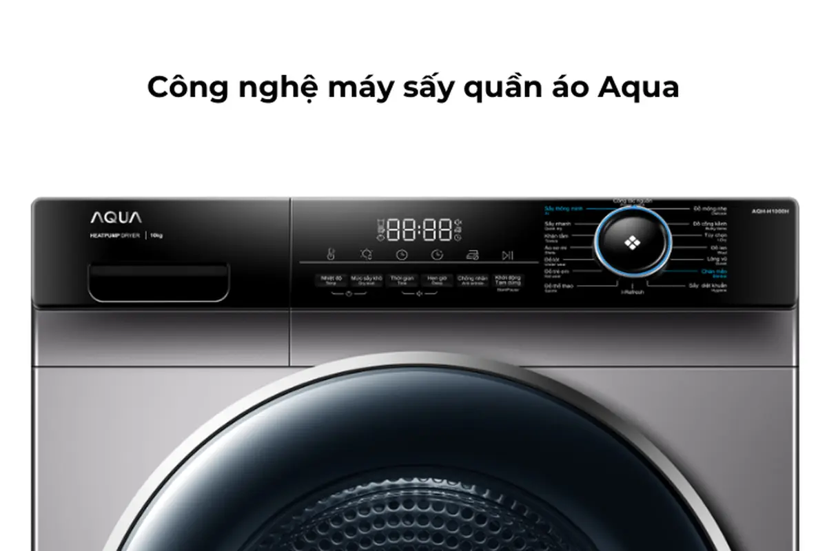 Những công nghệ máy sấy quần áo AQUA hiện đại được tin dùng
