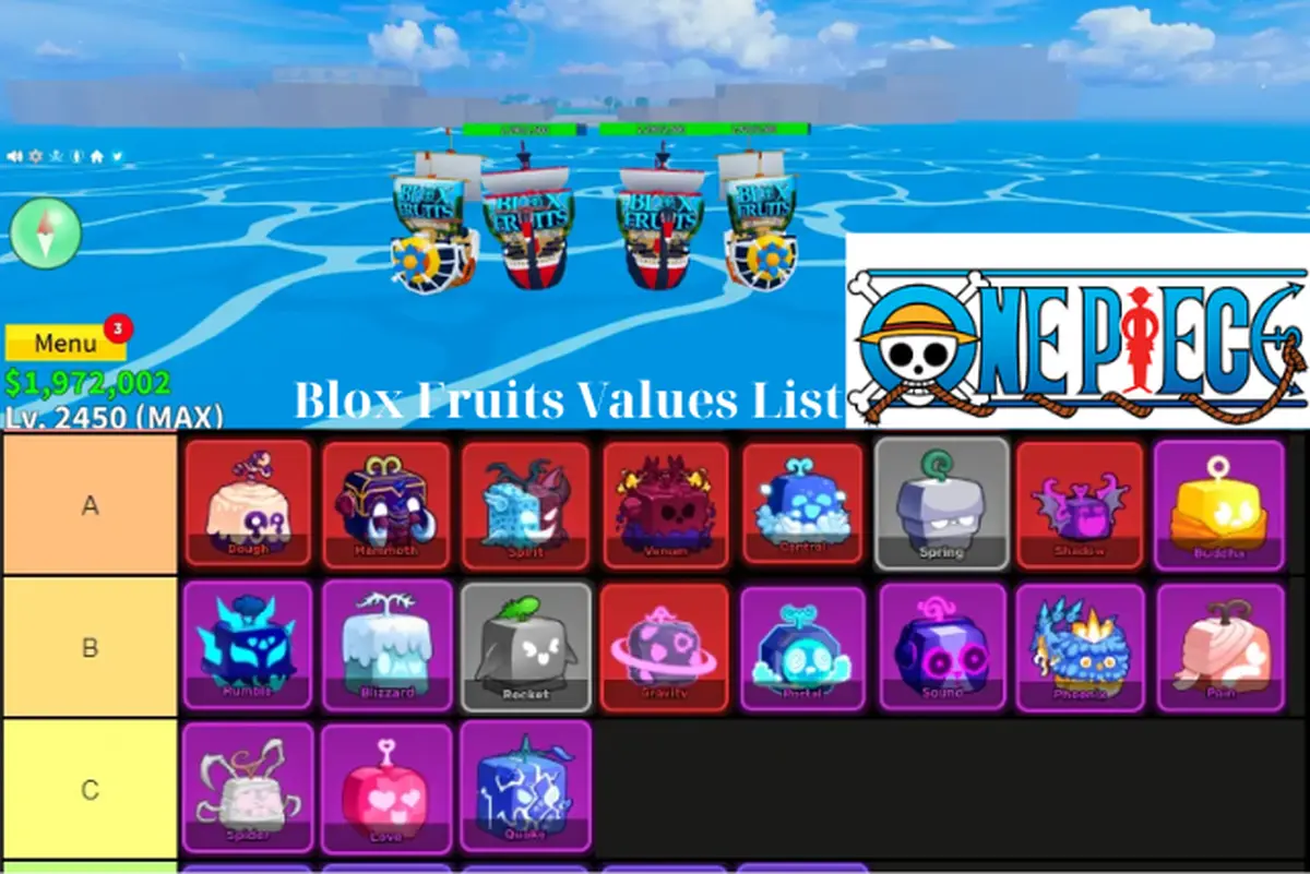 Blox Fruit Value List mới nhất khám phá giá trị từng trái ác quỷ hiếm