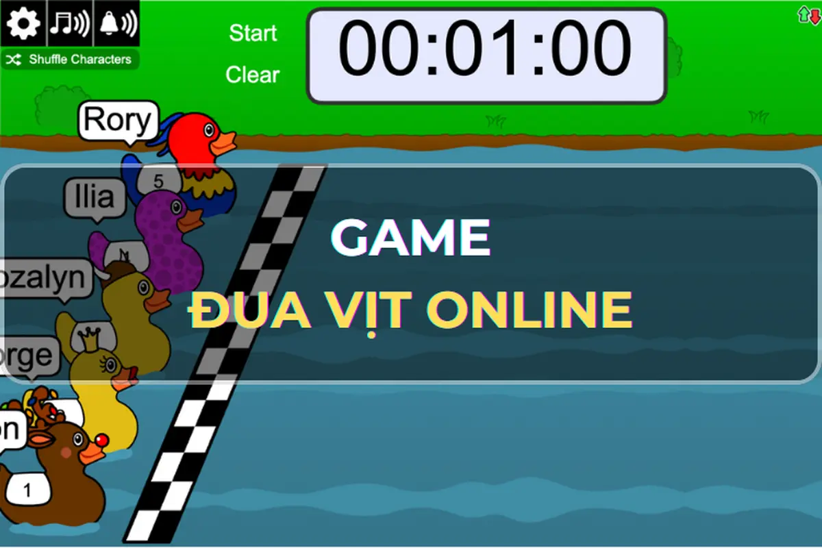Cách chơi game Đua Vịt online - Tựa game giải trí hấp dẫn