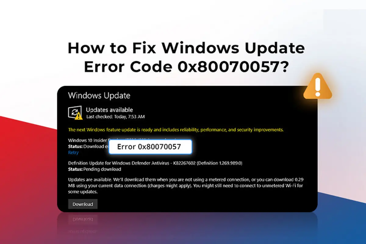 Hướng dẫn sửa lỗi 0x80070057 khi ổ cứng không đủ dung lượng