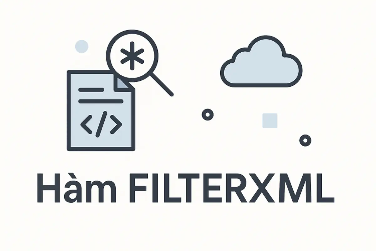 Tìm hiểu về hàm FILTERXML: Bí quyết giúp bạn xử lý dữ liệu XML