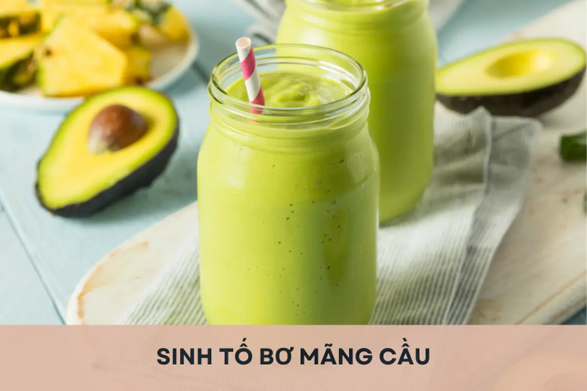 Bỏ túi công thức làm sinh tố bơ mãng cầu thơm ngon, mát lạnh