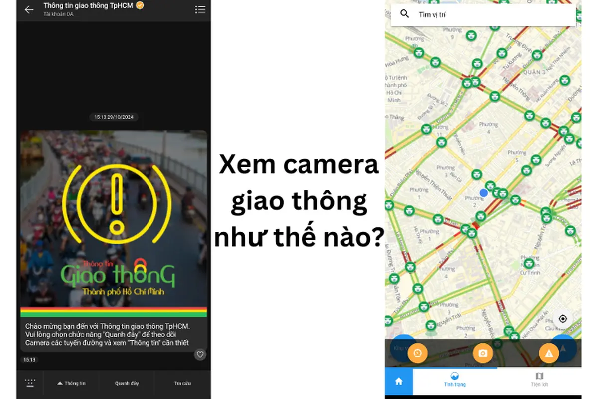 Cách xem camera giao thông trực tiếp năm 2025 để tránh kẹt xe