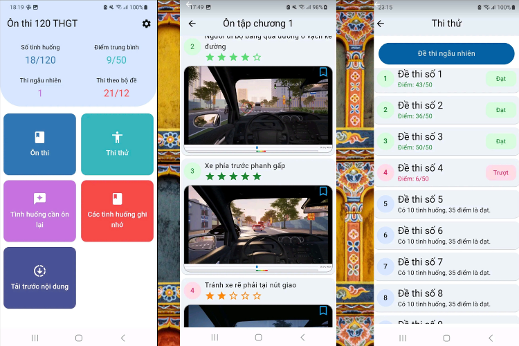 Mách bạn cách luyện đề 120 tình huống mô phỏng để vượt qua kỳ thi