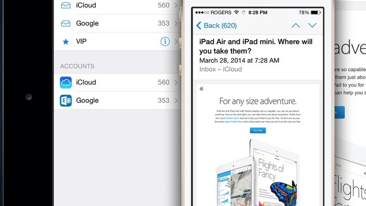Gắn cờ và lọc các email trên iPad
