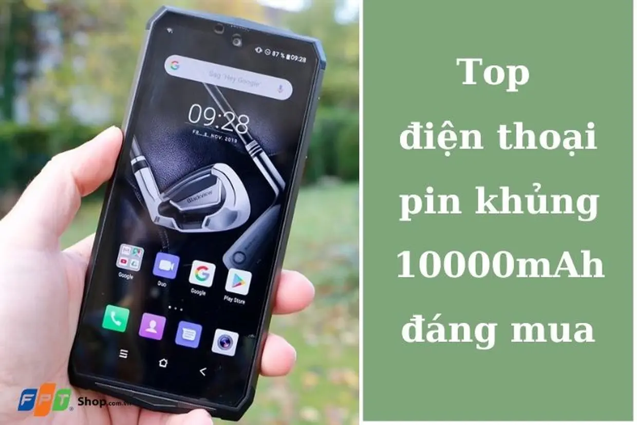 Điểm mặt 8 mẫu điện thoại pin khủng 10000mAh mới 2024