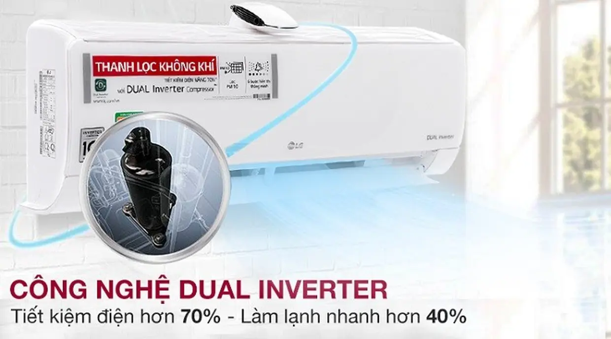 Cơ chế hoạt động và lợi ích của công nghệ Dual Inverter