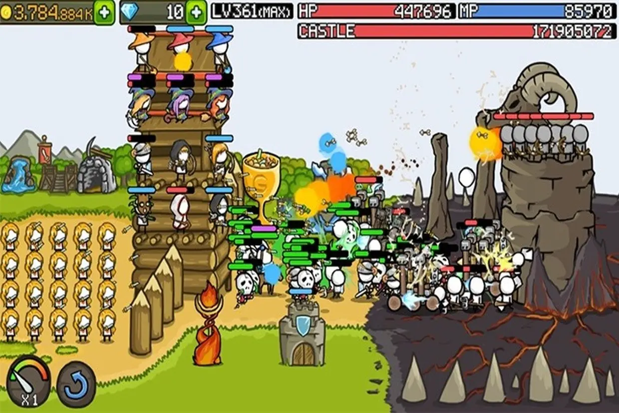 Grow Castle - Tháp phòng thủ, tựa game chiến thuật 2D hấp dẫn