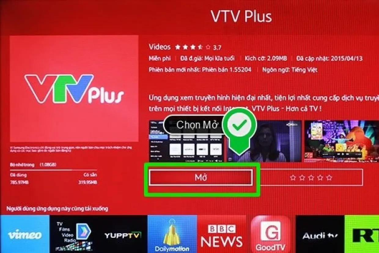 Cách sử dụng VTV Plus trên Smart tivi chi tiết và đơn giản