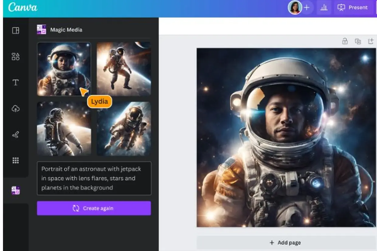 Free AI Image Generator: Công cụ tạo hình ảnh tự động, dễ sử dụng từ Canva