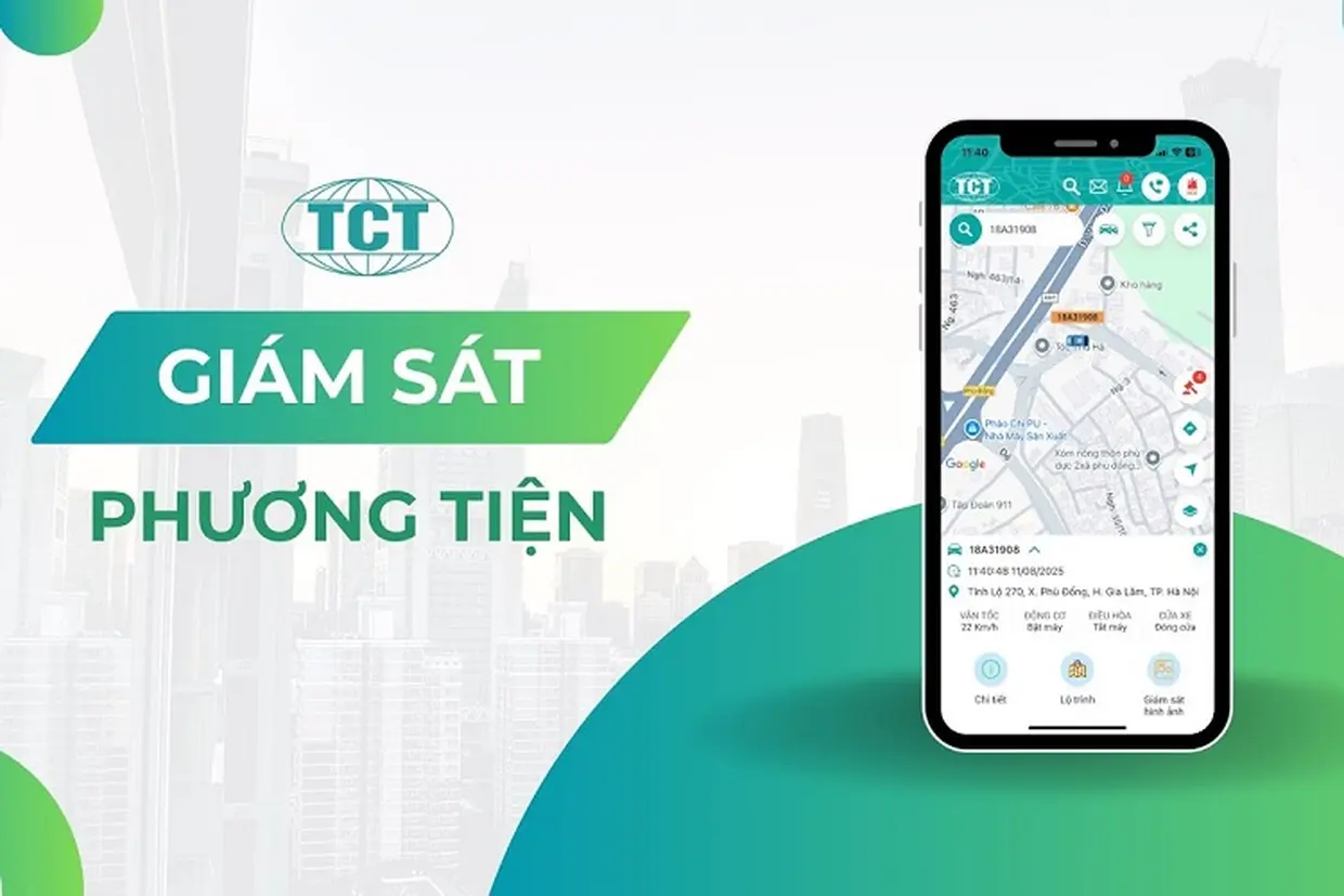 Khám phá TCT GPS 2 - Ứng dụng quản lý xe thông minh, hiệu quả