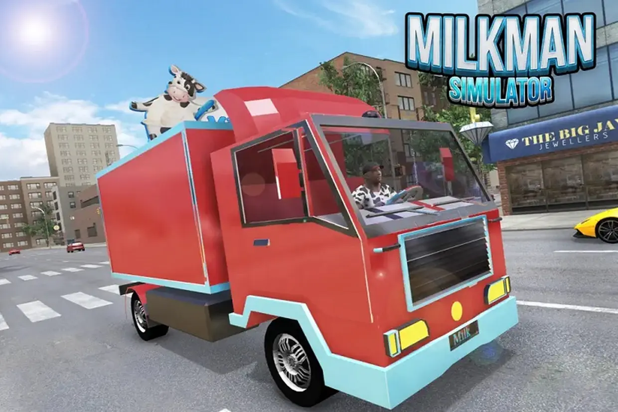Milkman Transport Simulator 3D - Game lái xe giao sữa thú vị