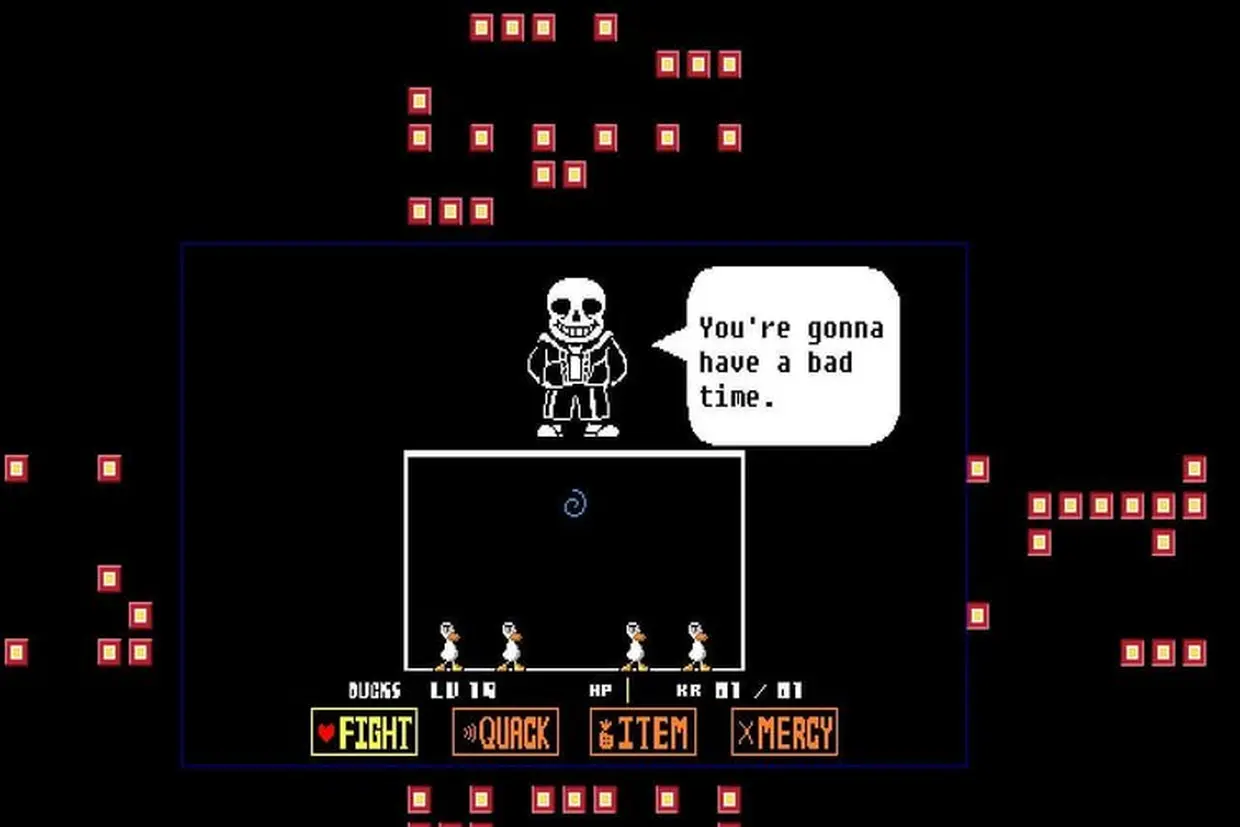Bad Time Simulator: Trải nghiệm trận chiến Sans huyền thoại
