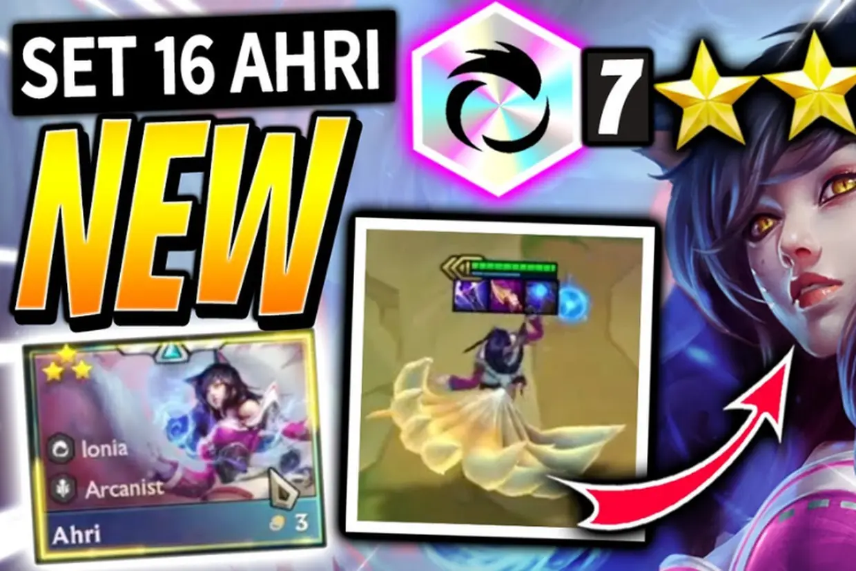 Cách chơi đội hình Ahri reroll DTCL mùa 16 hiệu quả nhất
