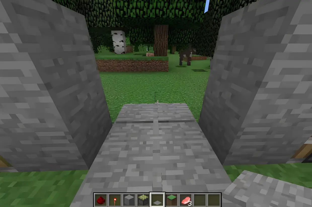 Bật mí cách làm cửa tự động trong Minecraft bằng Piston