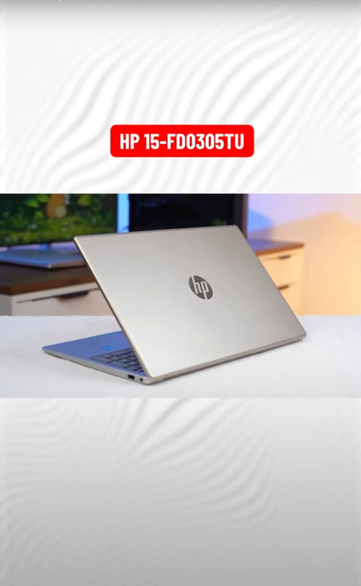 Laptop HP 15-fd0305TU A2NL6PA | CPU i3 1315U/8GB/256GB